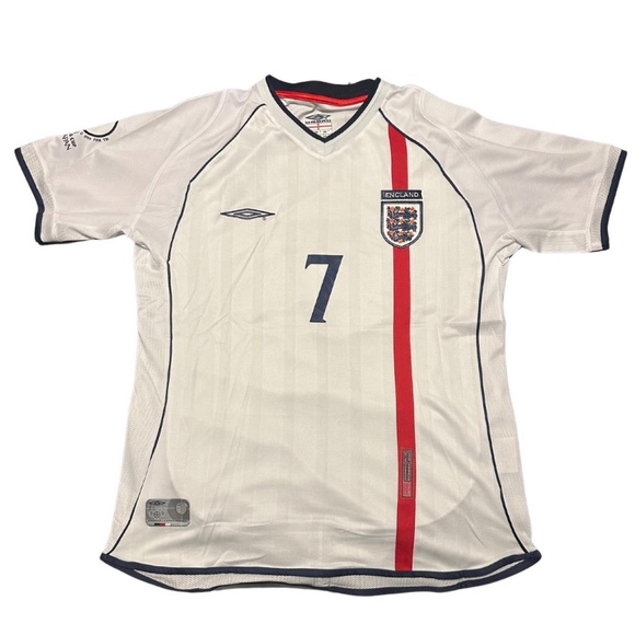 Umbro | Shirts | 202 World Cup England Home Kit David Beckham Soccer ...